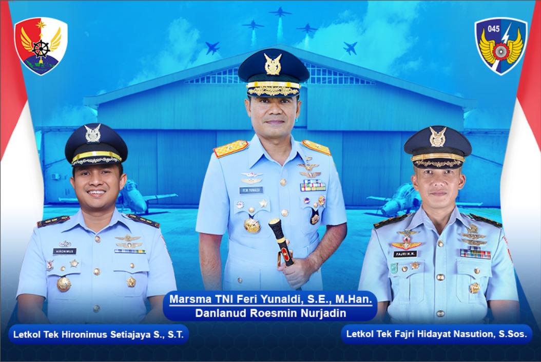 Tongkat Komando Skadron Teknik 045 Diserahterimakan - Pekanbaru Pos