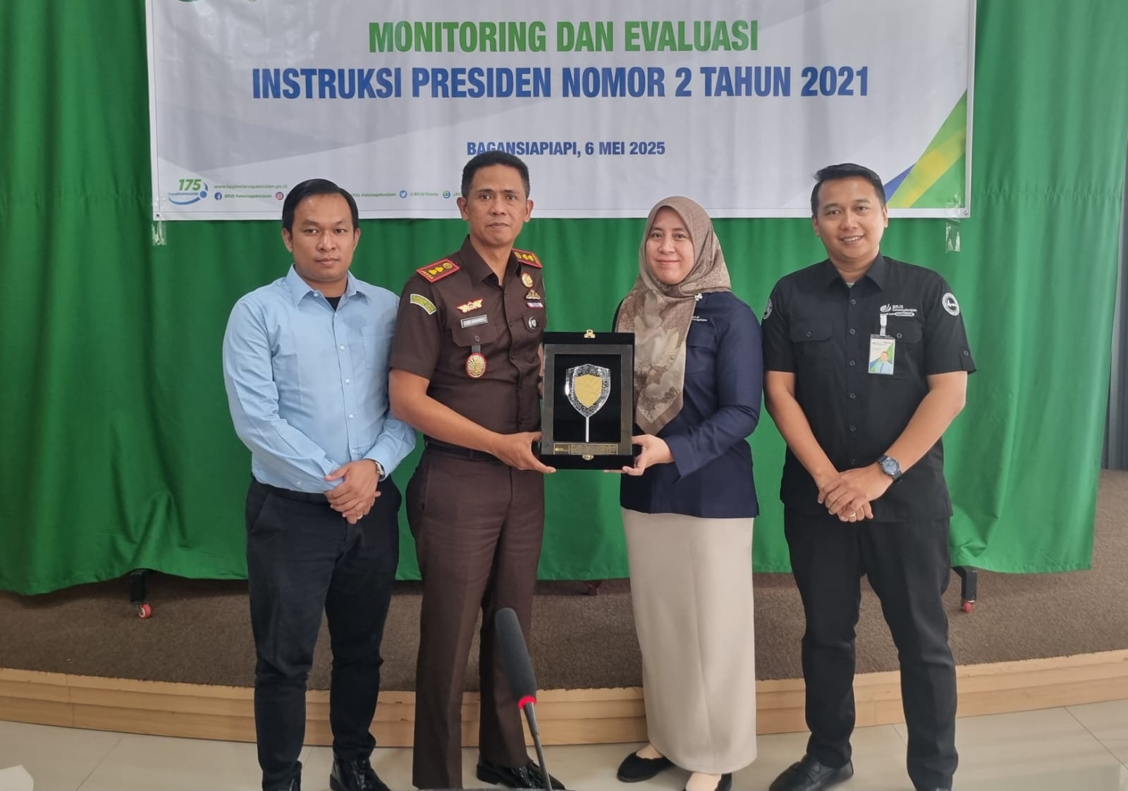 Kejari Rohil Dan BPJS Ketenagakerjaan Rohil Sinergi Monev Inpres No.2 ...